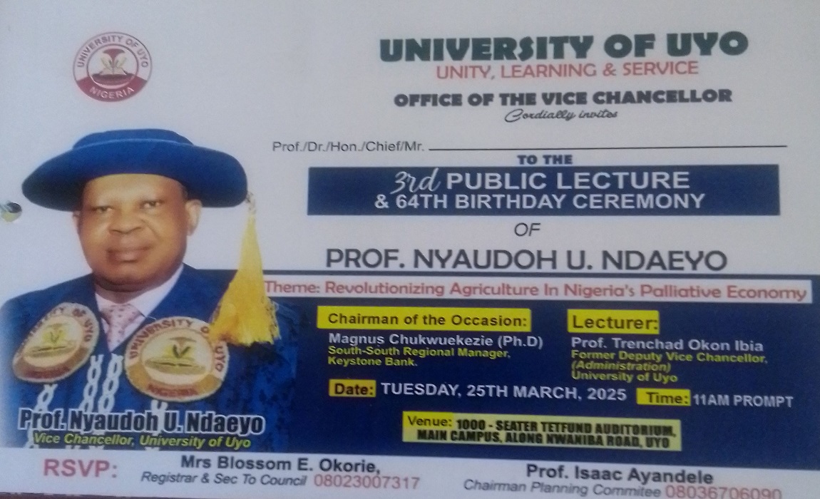 University Of Uyo – University of Uyo-Vision:To be a centre of academic ...